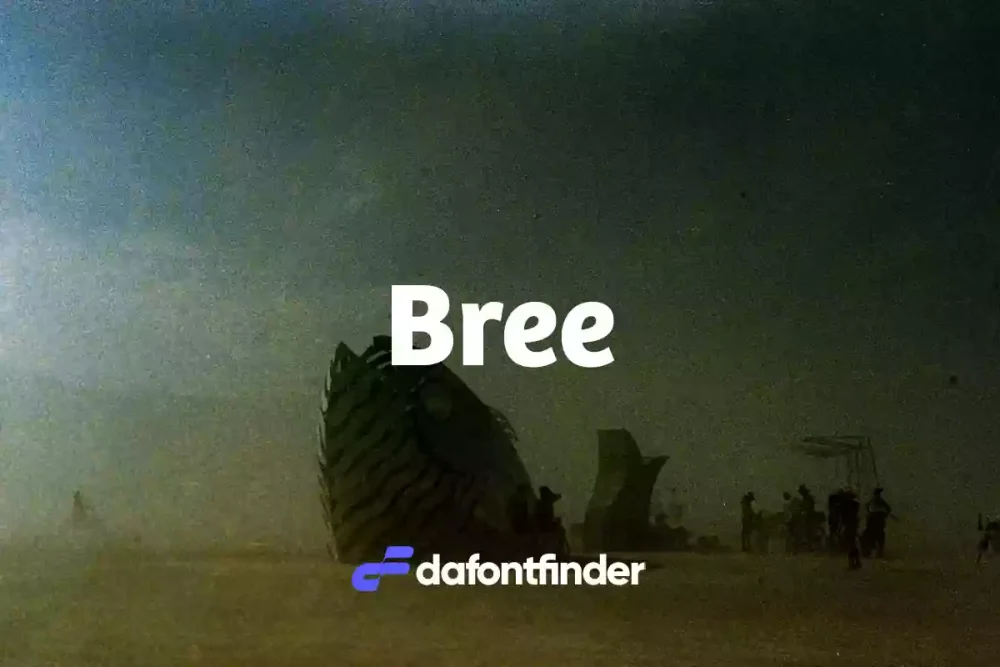 Bree Font - Dafont Finder