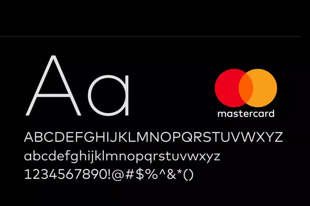 Mastercard Font - Dafont Finder