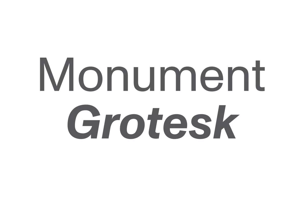 Monument Grotesk Font - Dafont Finder
