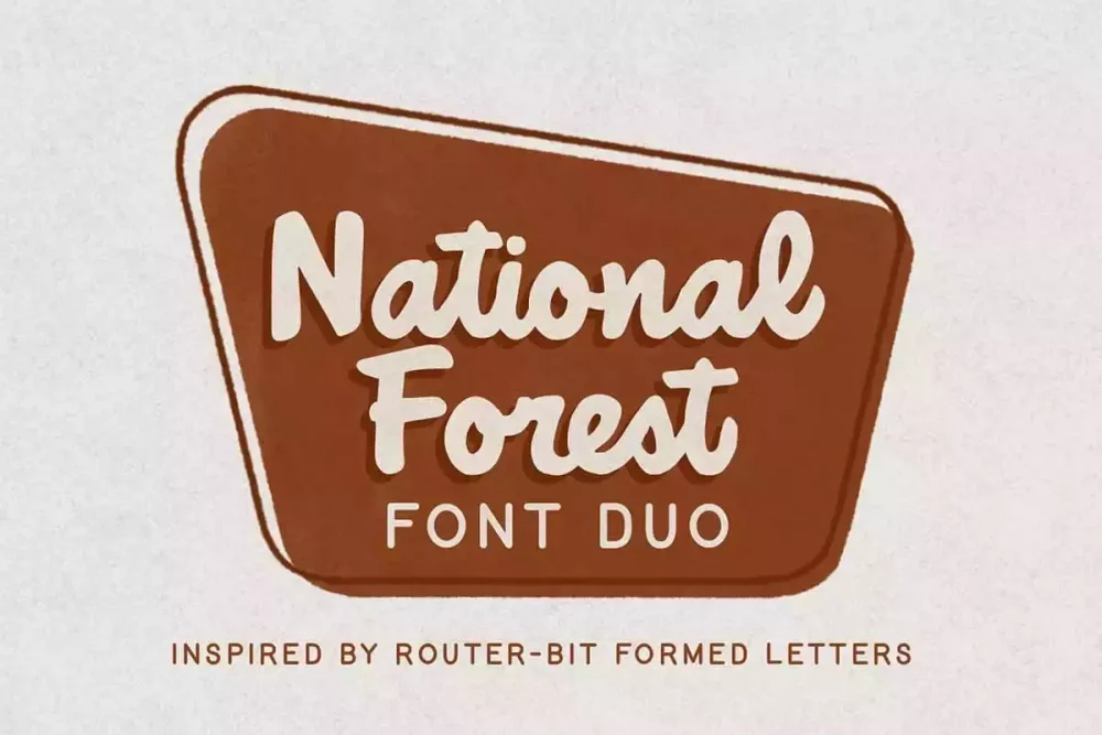 National Forest Font - Dafont Finder